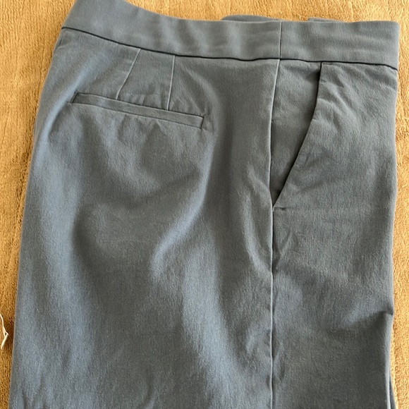 LOFT | Pants & Jumpsuits | Loft Beautiful Slate Blue Wide Legged Slacks ...